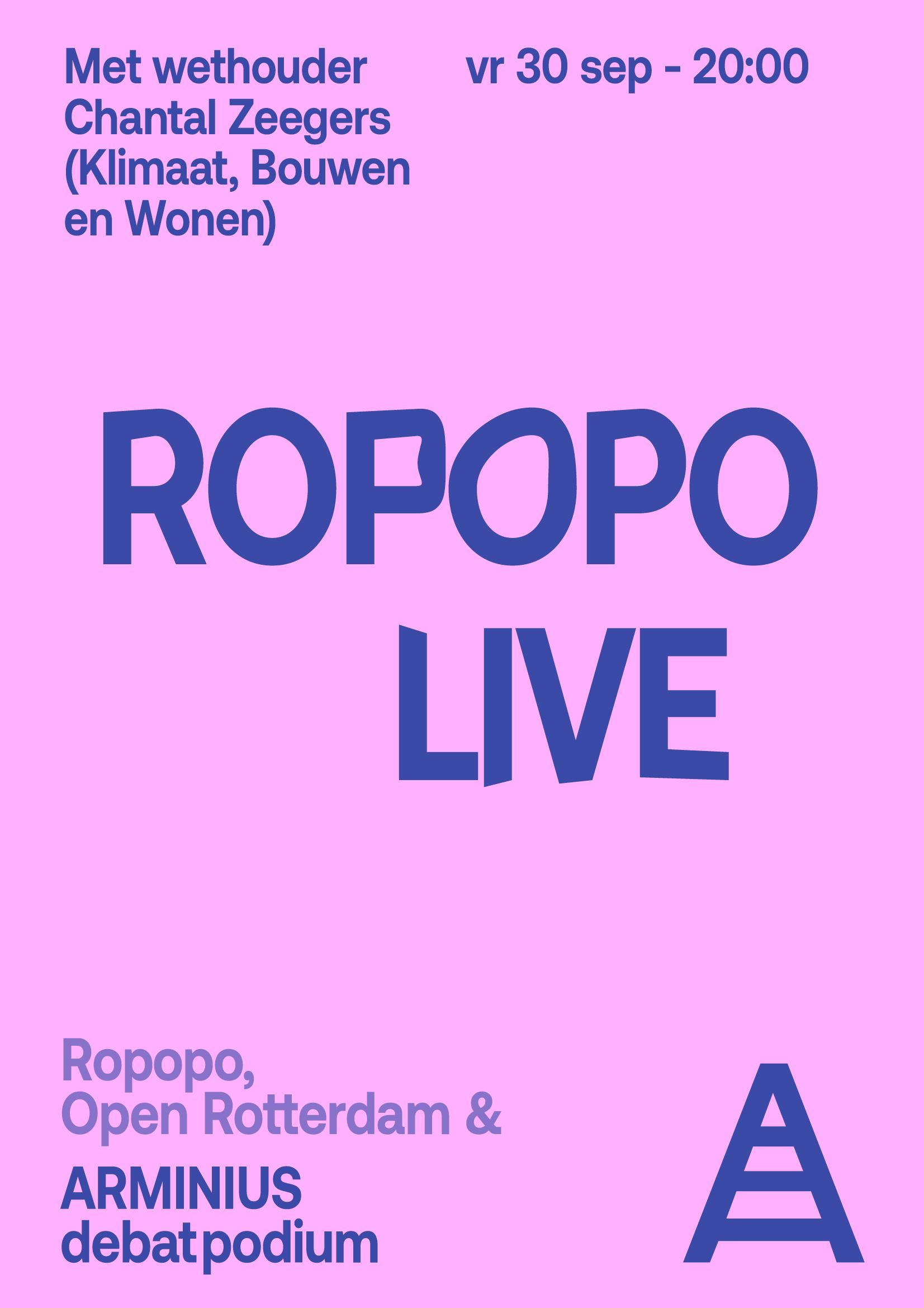 ROPOPO LIVE - met wethouder Chantal Zeegers - Arminius