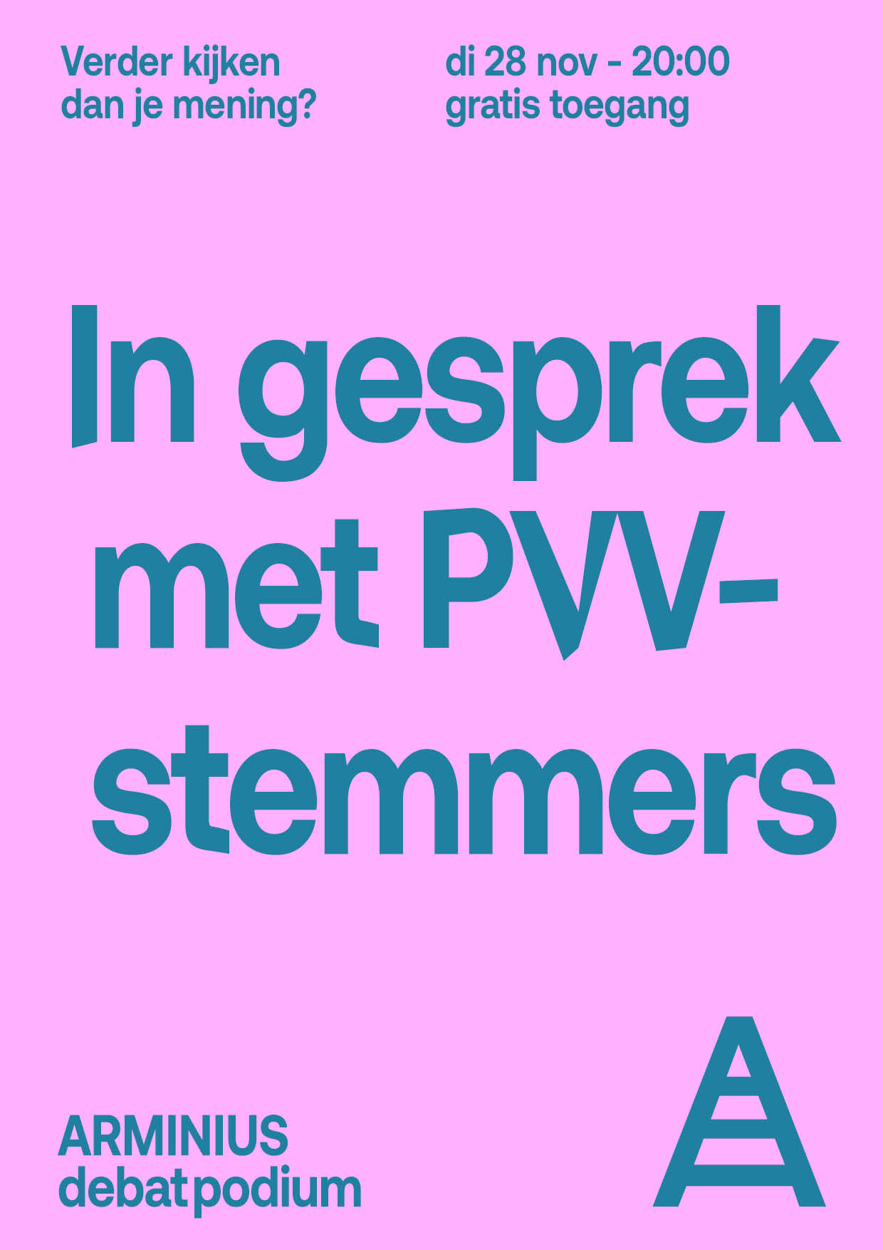 In gesprek met PVV-kiezers - Arminius