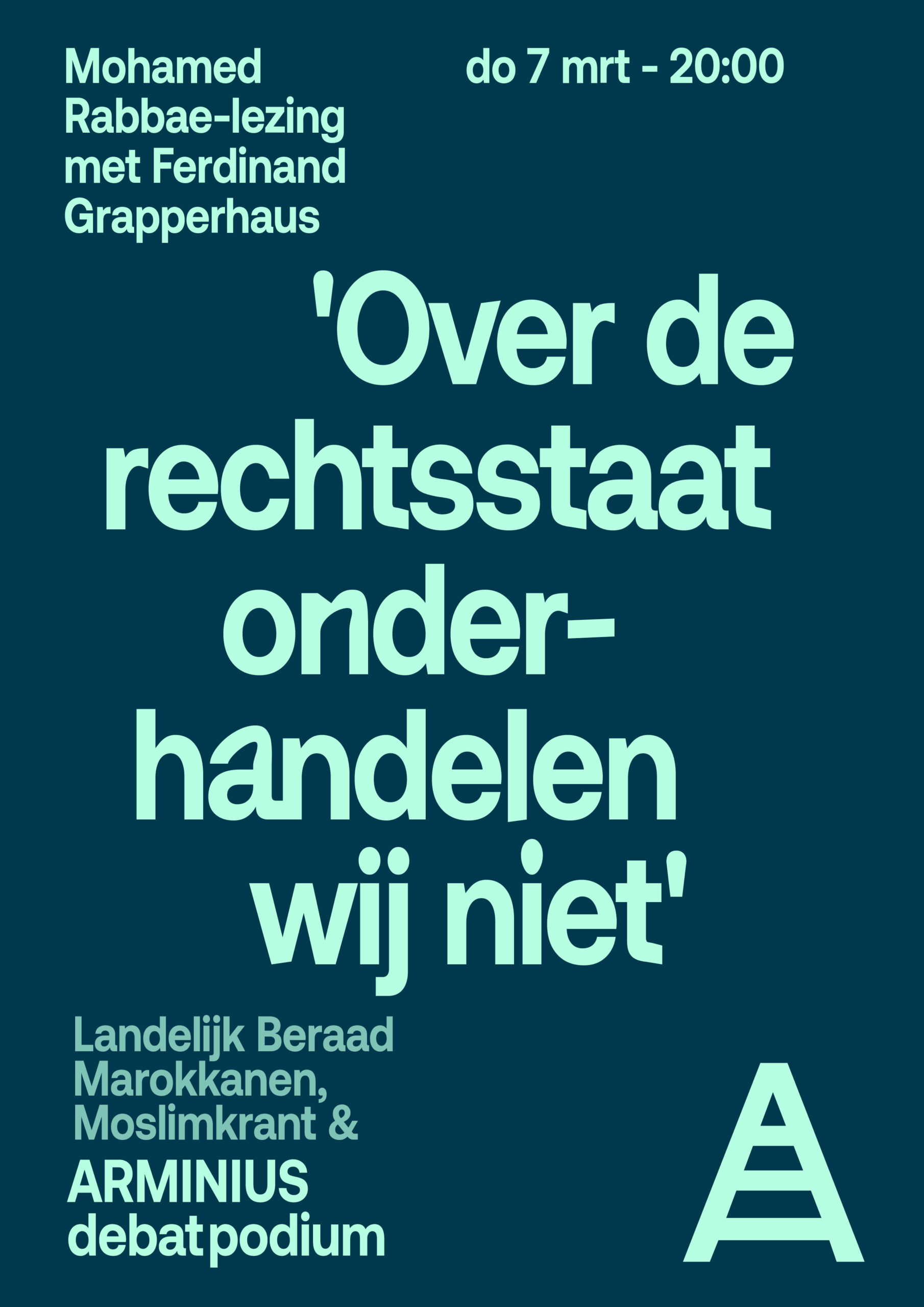 'Over de rechtsstaat onderhandelen wij niet', met Ferd Grapperhaus ...